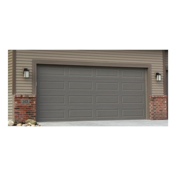 CHI Timeless Raised Panel Insulated Modern Garage Doors in Bronze