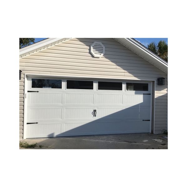 CHI Timeless Stamped Carriage House Insulated Modern Garage Doors with ...